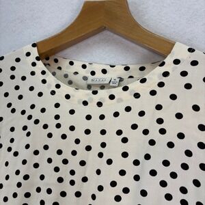 Masai | Tops | Masai Copenhagen Becca Ivoryblack Polka Dot Blouse ...